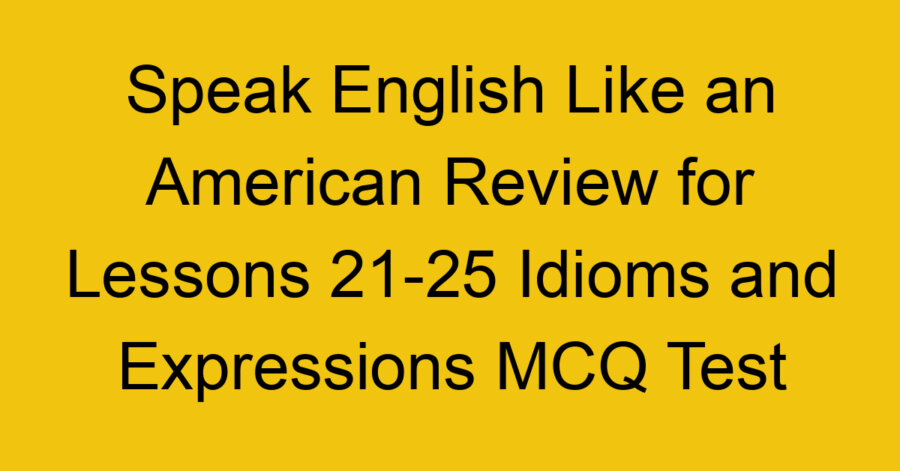 English Level Test Advanced C1